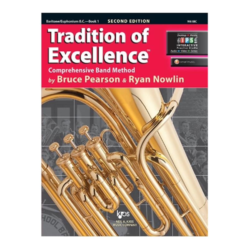 PM Music Center - Tradition of Excellence, Book 1 - Baritone/Euphonium B.C